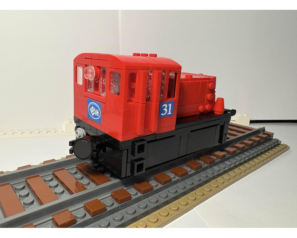 LEGO MOC 1:48 Scale GE 25-ton "Critter" (Circuit Cubes) by sambrik ...