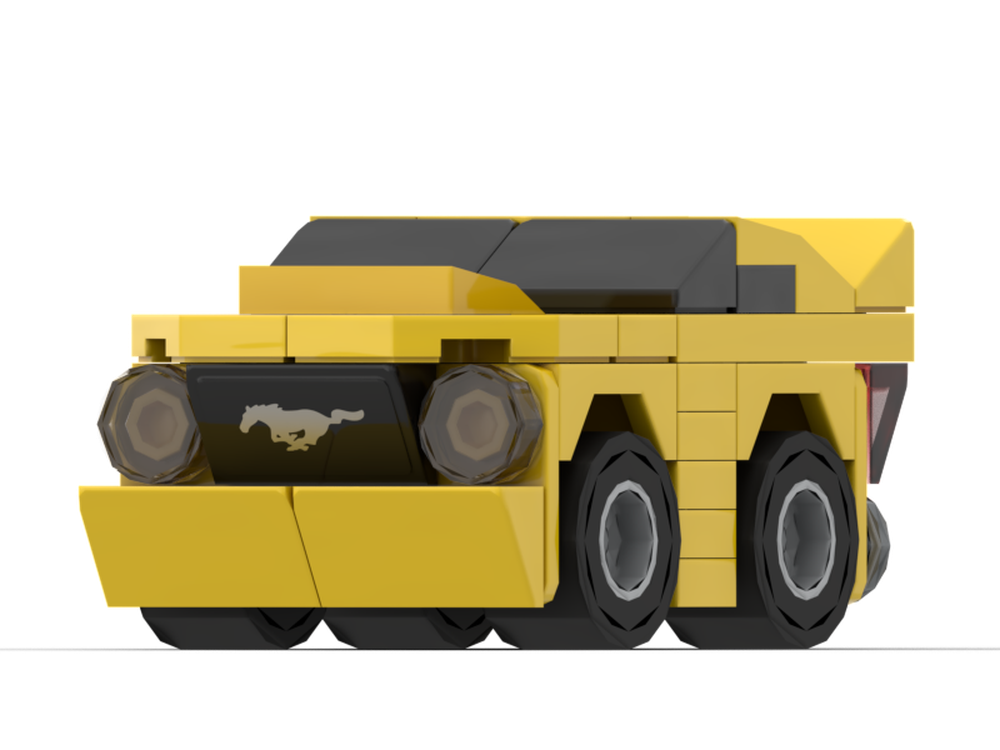 LEGO MOC Tooned Ford Mustang by siema_987 | Rebrickable - Build with LEGO