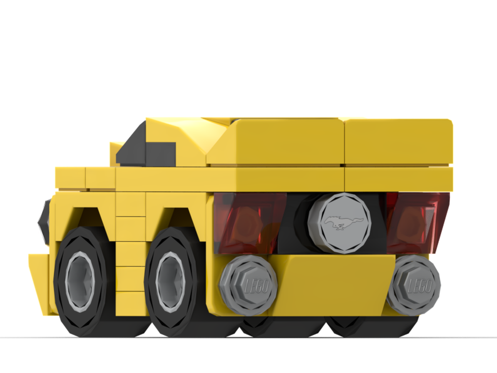LEGO MOC Tooned Ford Mustang by siema_987 | Rebrickable - Build with LEGO