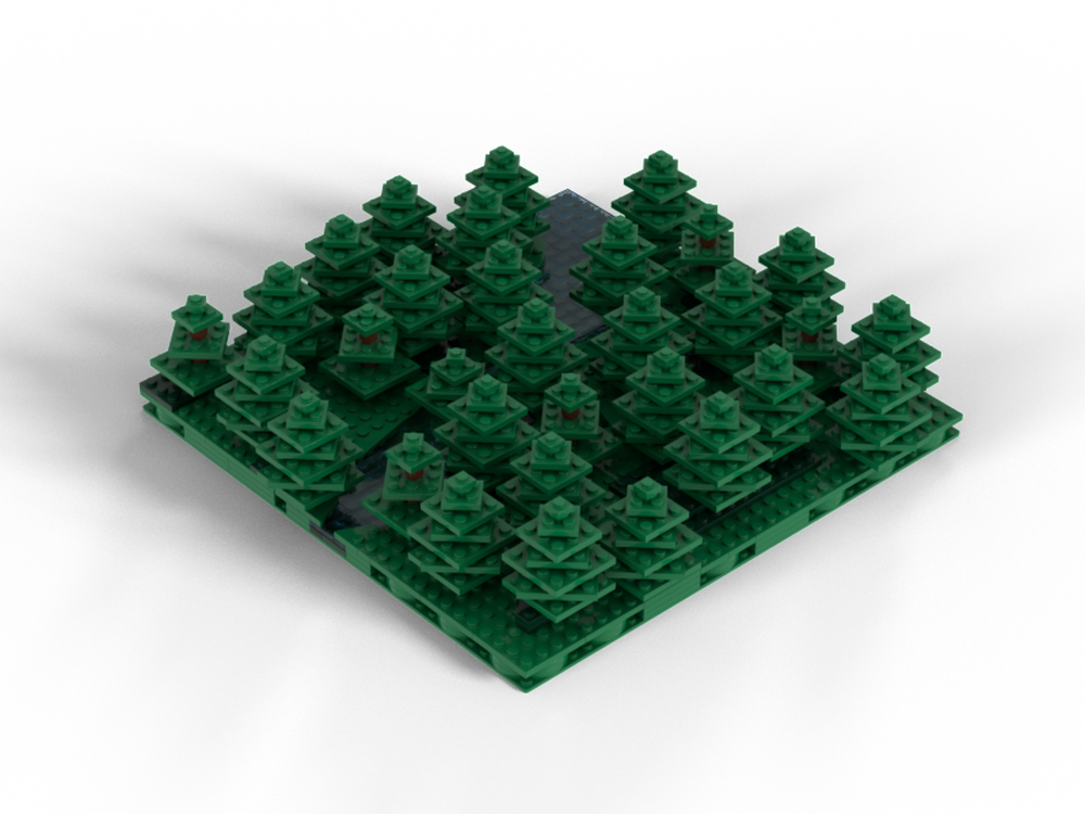 LEGO MOC Forest Landscape by The MOCMaker | Rebrickable - Build with LEGO