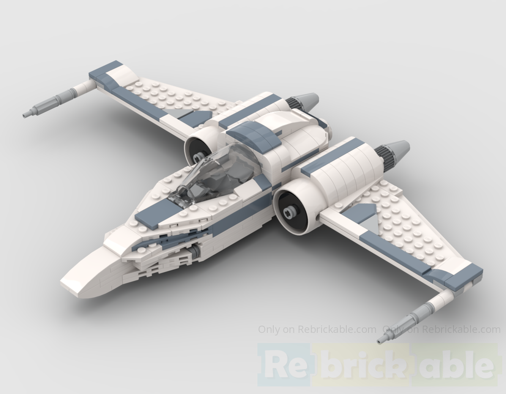 LEGO MOC Modular Incom Z-95 Headhunter by Darklordofsword | Rebrickable ...