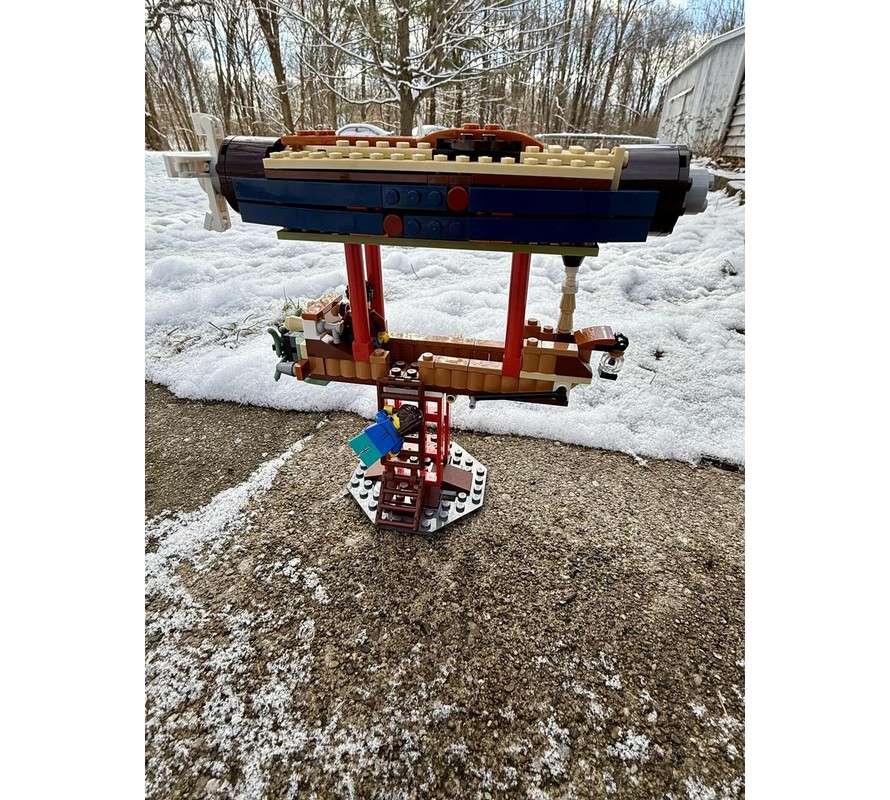 LEGO MOC Steampunk Airship by Testificate_Man | Rebrickable - Build ...