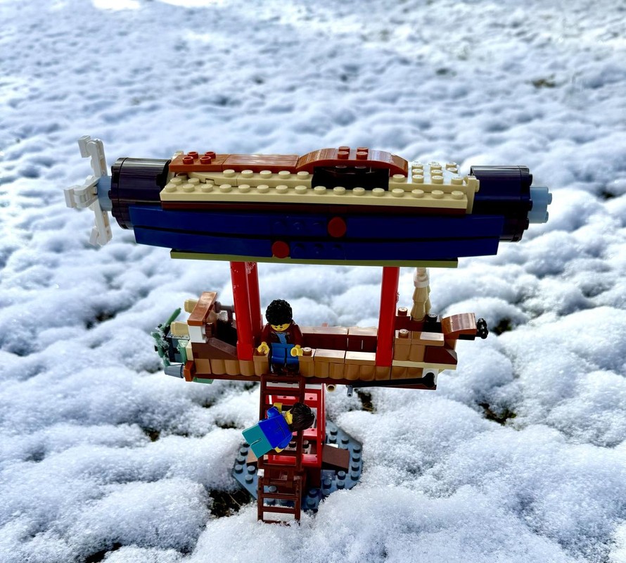 LEGO MOC Steampunk Airship by Testificate_Man | Rebrickable - Build ...