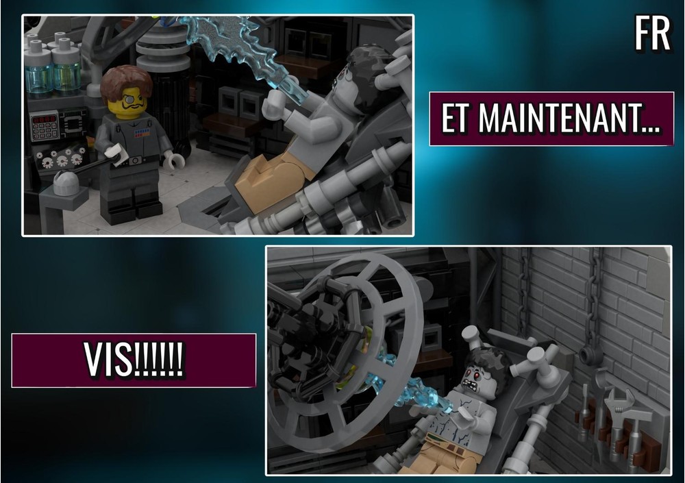 LEGO MOC "GO FOR IT FRANKY!" Frankenstein lab by BrickNstories (Théo ...