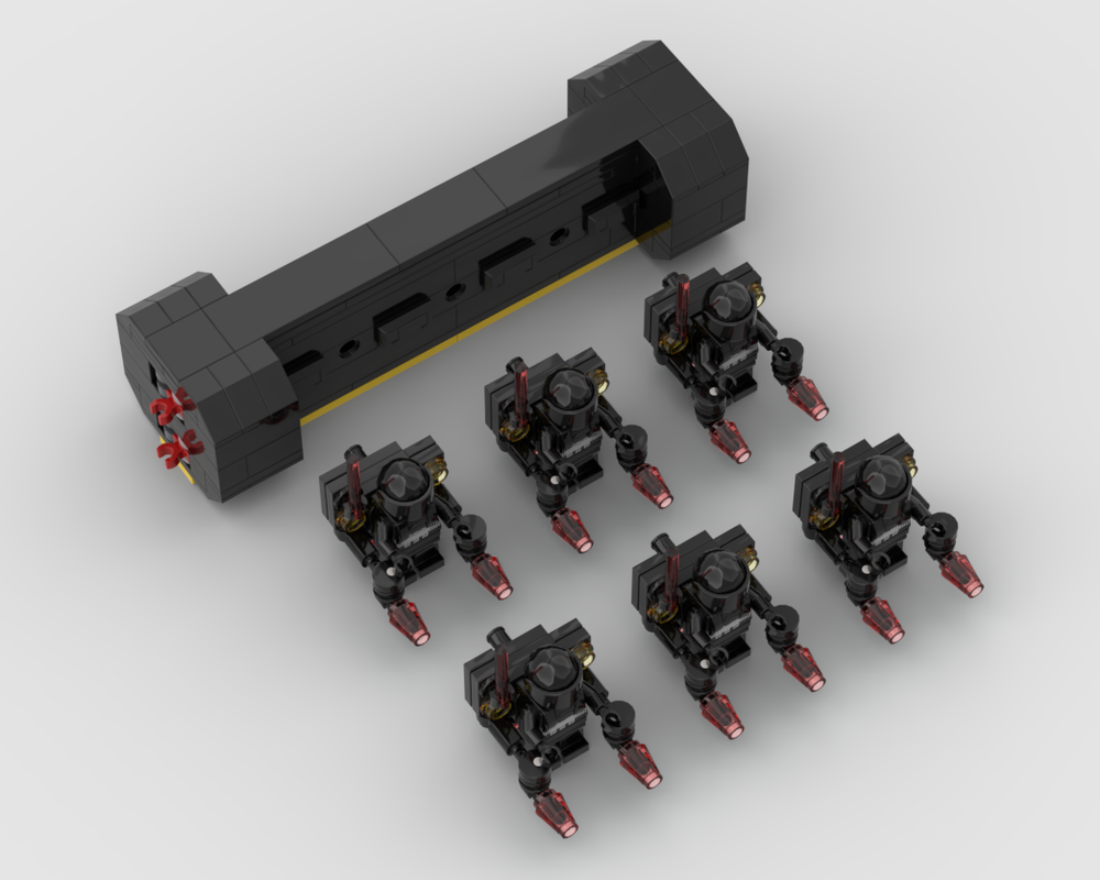 LEGO MOC-242725 Blacktron Heavy Trooper Deployment Module by ...