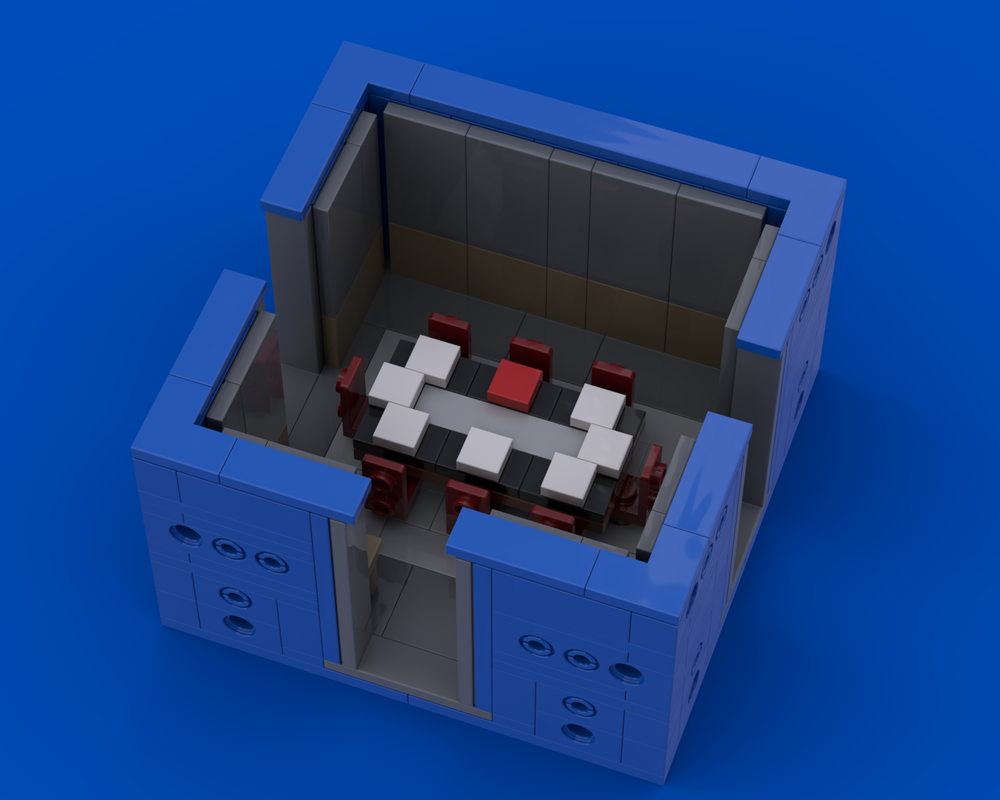 LEGO MOC-242734 Conference Room from Blue Prince by Eve n Bricks ...