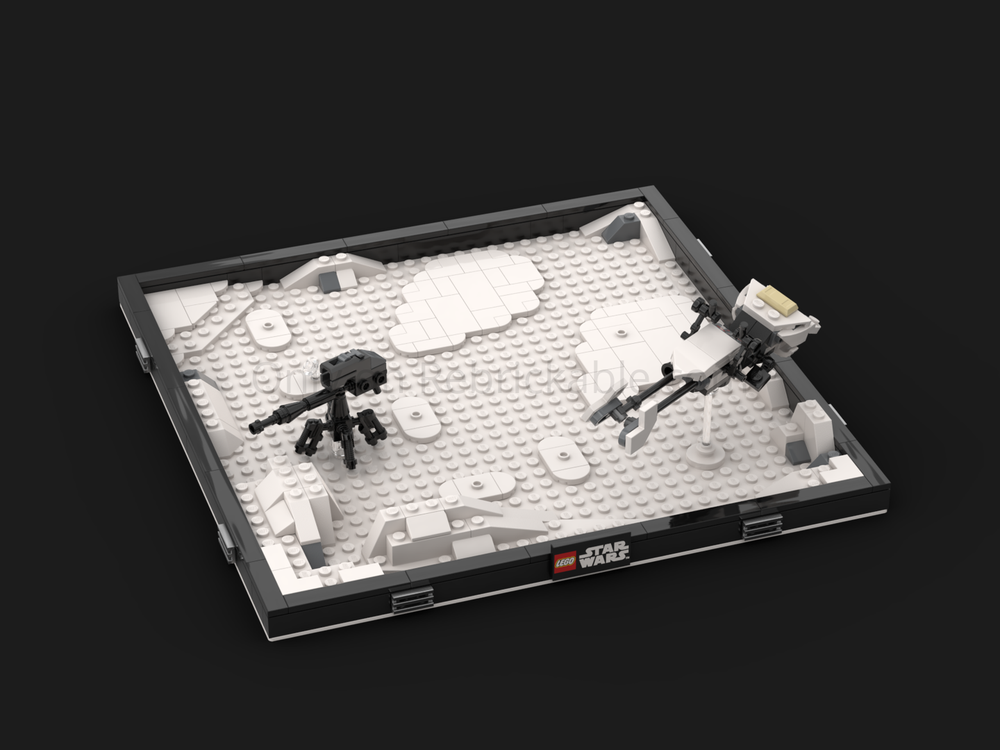 LEGO MOC-242738 Display Base for Battle Diorama - Empire on Hoth by A ...