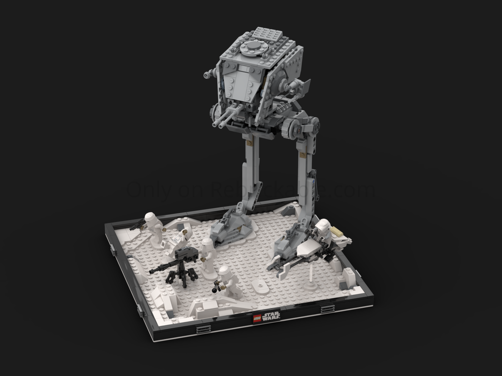 LEGO MOC-242738 Display Base for Battle Diorama - Empire on Hoth by A ...