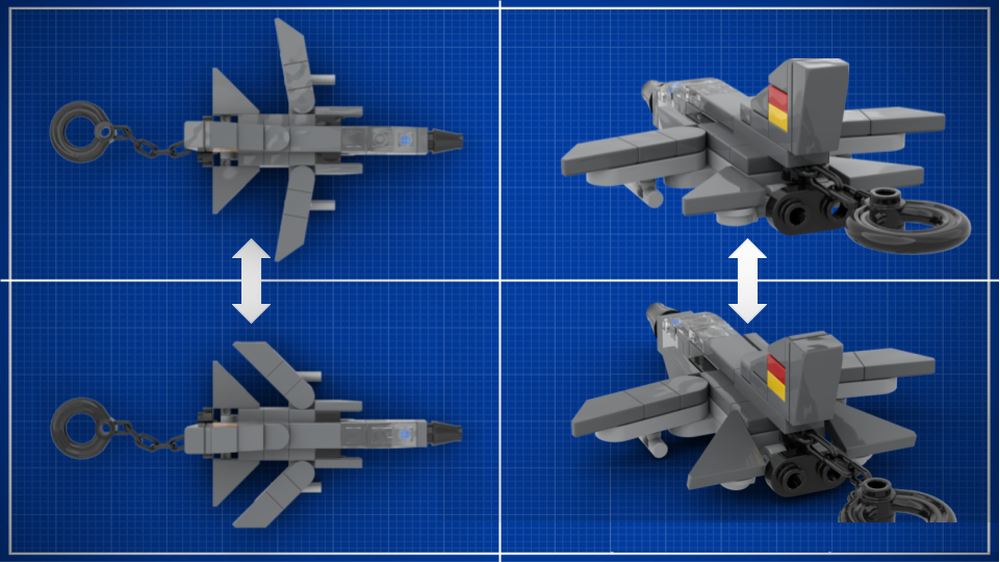 LEGO MOC Tornado Keychain by Aerobricks2 | Rebrickable - Build with LEGO