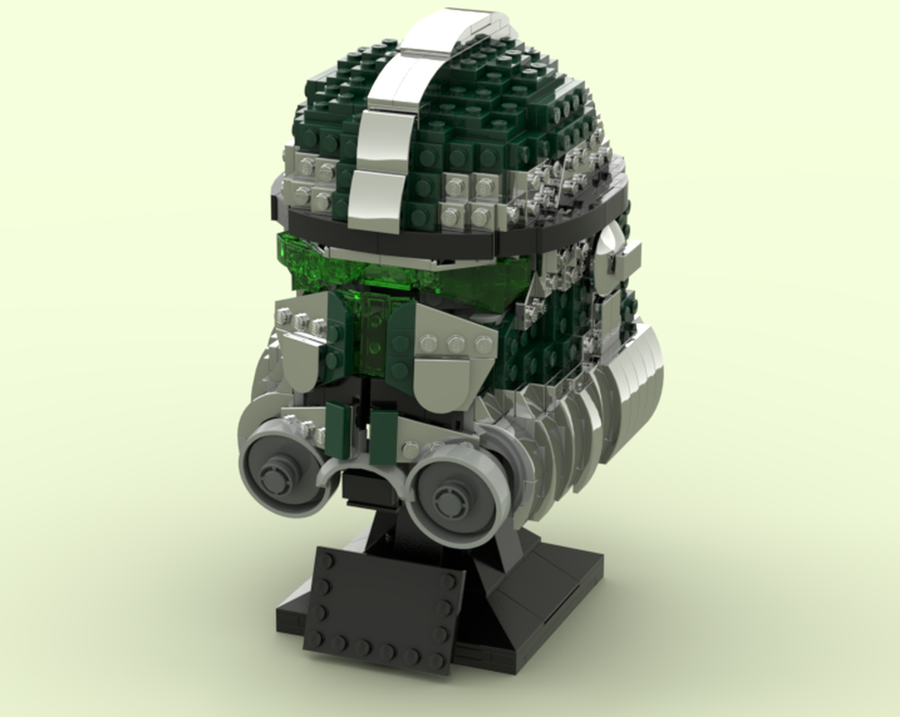 LEGO MOC Commander Gree Helmet by eatingtissues | Rebrickable - Build ...