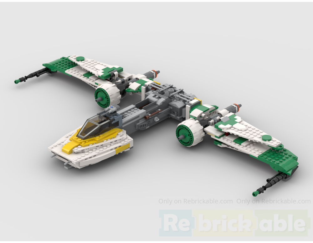 LEGO MOC Modular ARC-170 wings by Darklordofsword | Rebrickable - Build ...