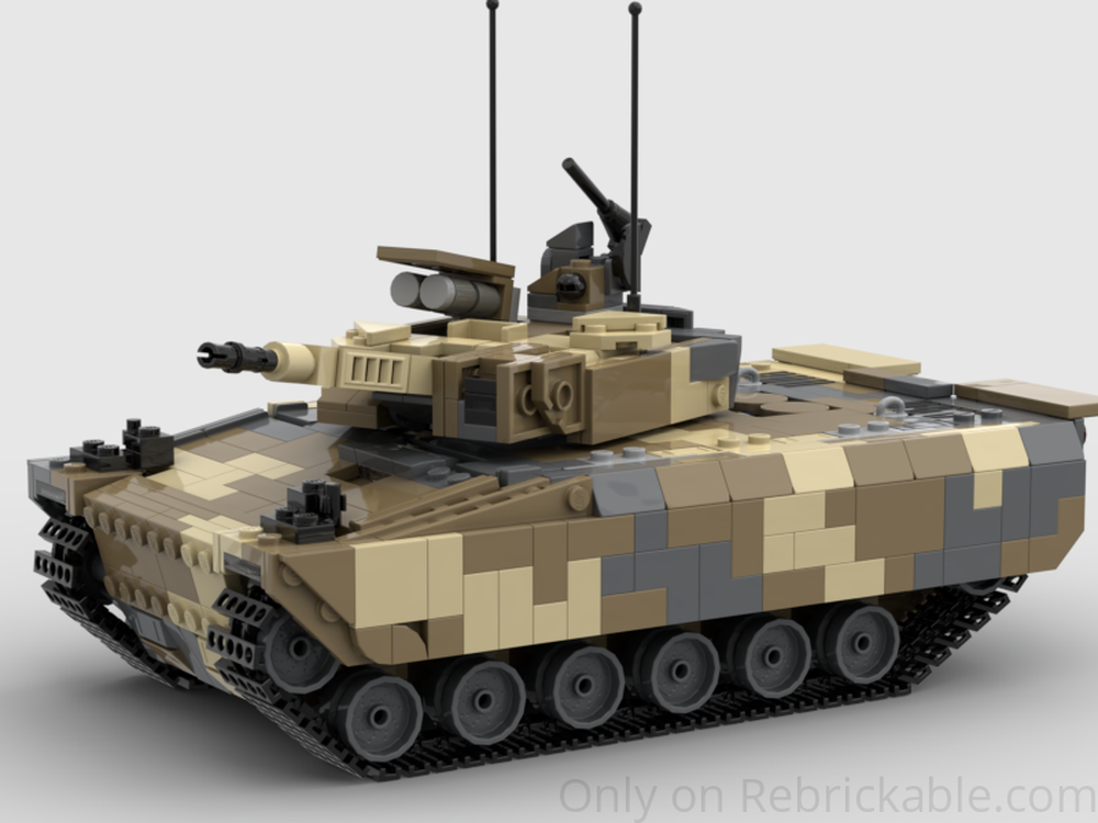 LEGO MOC-242798 KF 41 Lynx German IFV by Rheinmetall (desert camo) by ...