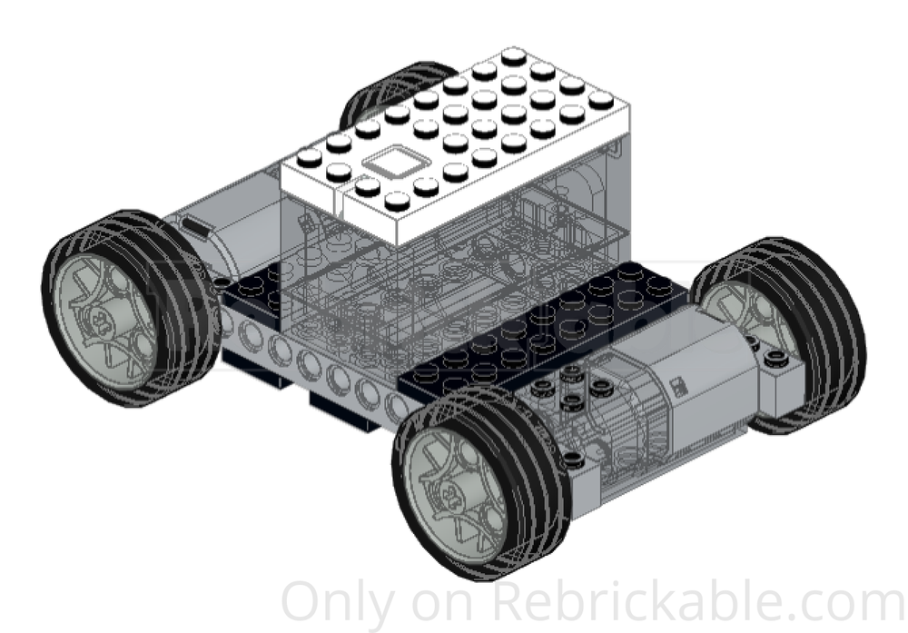 LEGO MOC-242810 Simplest RC Car by LUKEs LEGOs | Rebrickable - Build ...