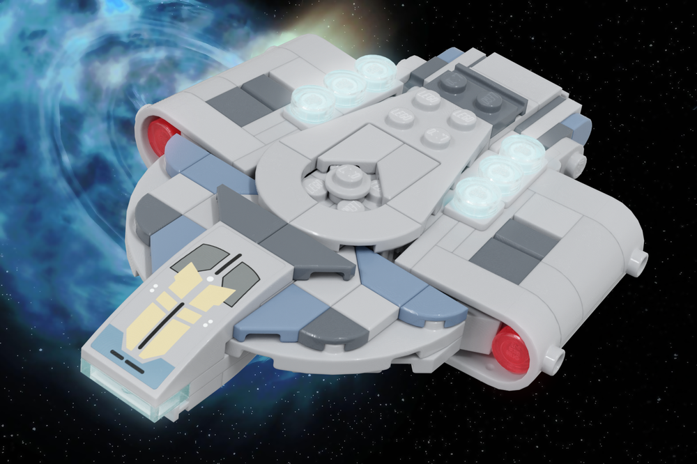 LEGO MOC-242817 Defiant class (Ent-D Scale) by Lilium Brick Yards ...
