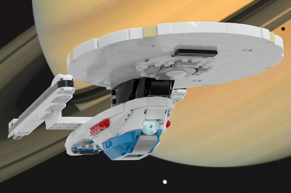 LEGO MOC-242819 Excelsior class (2-in-1, Ent-D Scale) by Lilium Brick ...
