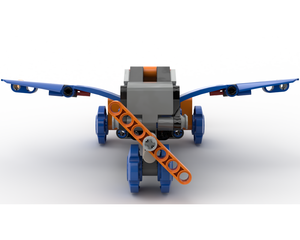 LEGO MOC Propeller plane with stand by VBod | Rebrickable - Build with LEGO