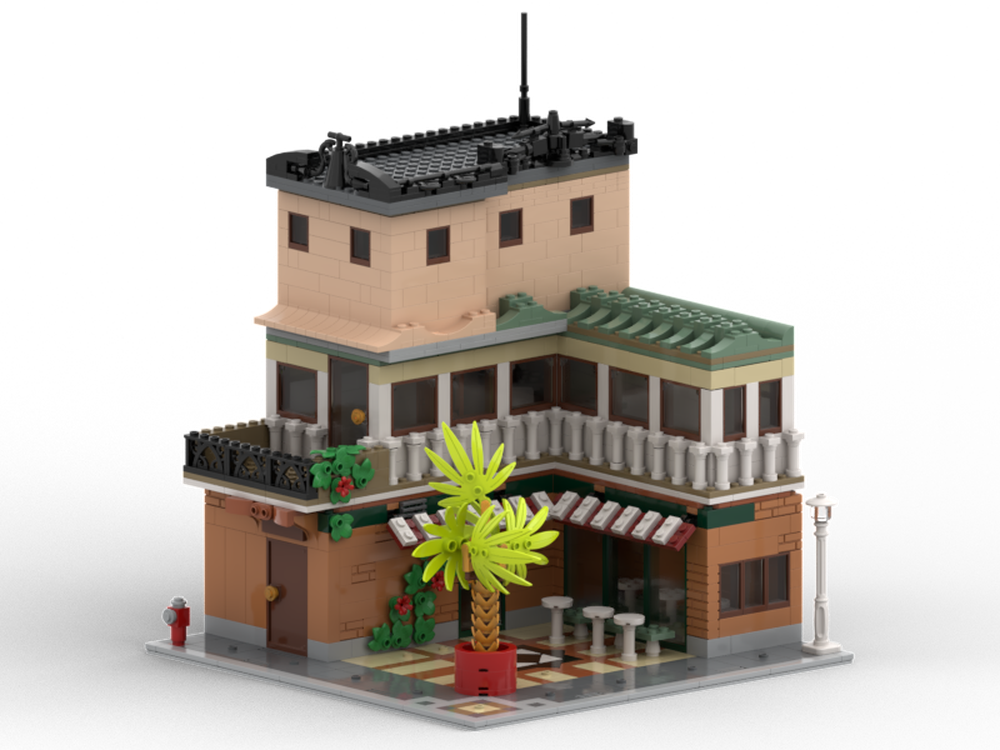 LEGO MOC-242841 10297 Corner Café Modular by faint_range14 ...