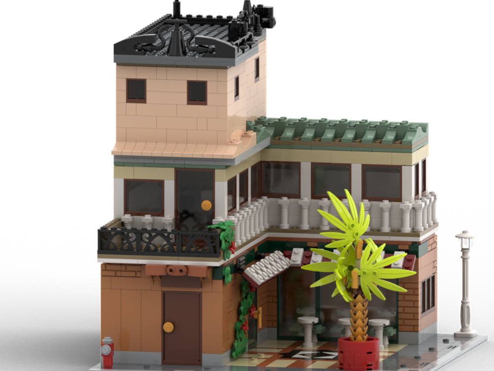 LEGO MOC-242841 10297 Corner Café Modular by faint_range14 ...
