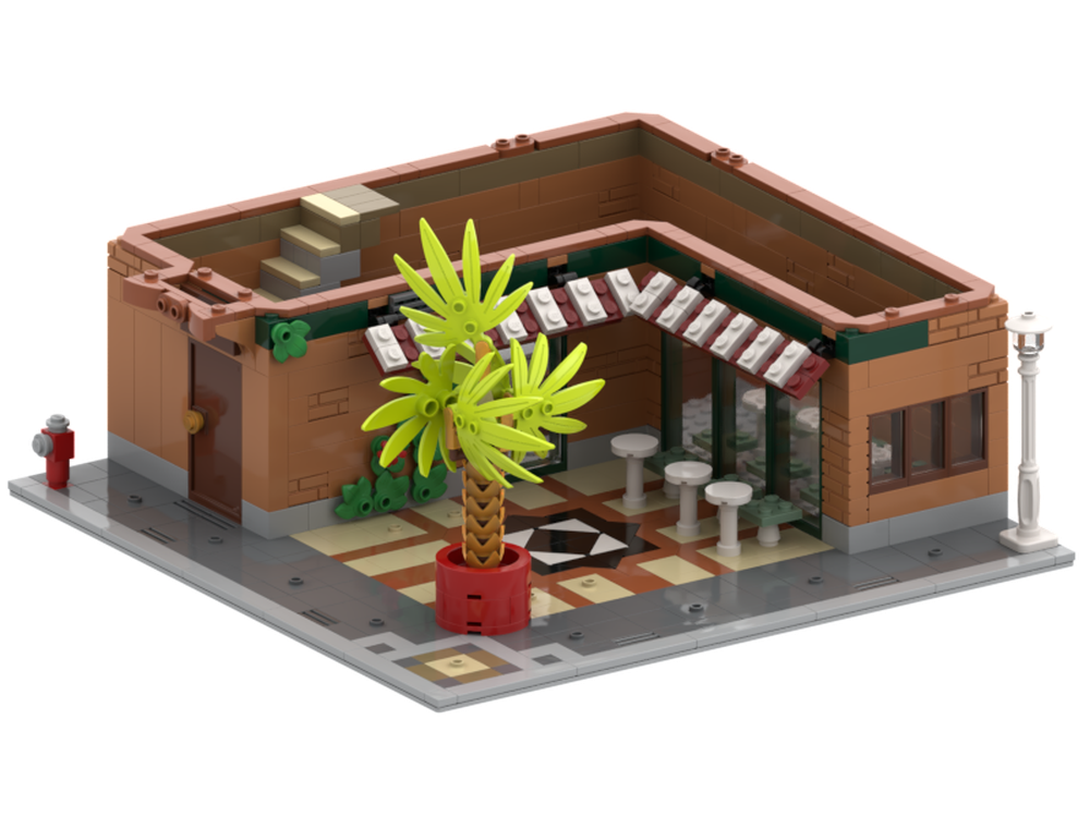 LEGO MOC-242841 10297 Corner Café Modular by faint_range14 ...