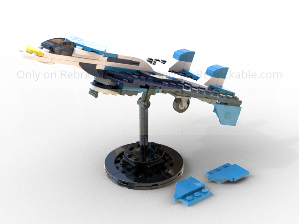 LEGO MOC-242842 XB-70 Valkyrie Inspired by Lego SpiderBen | Rebrickable ...