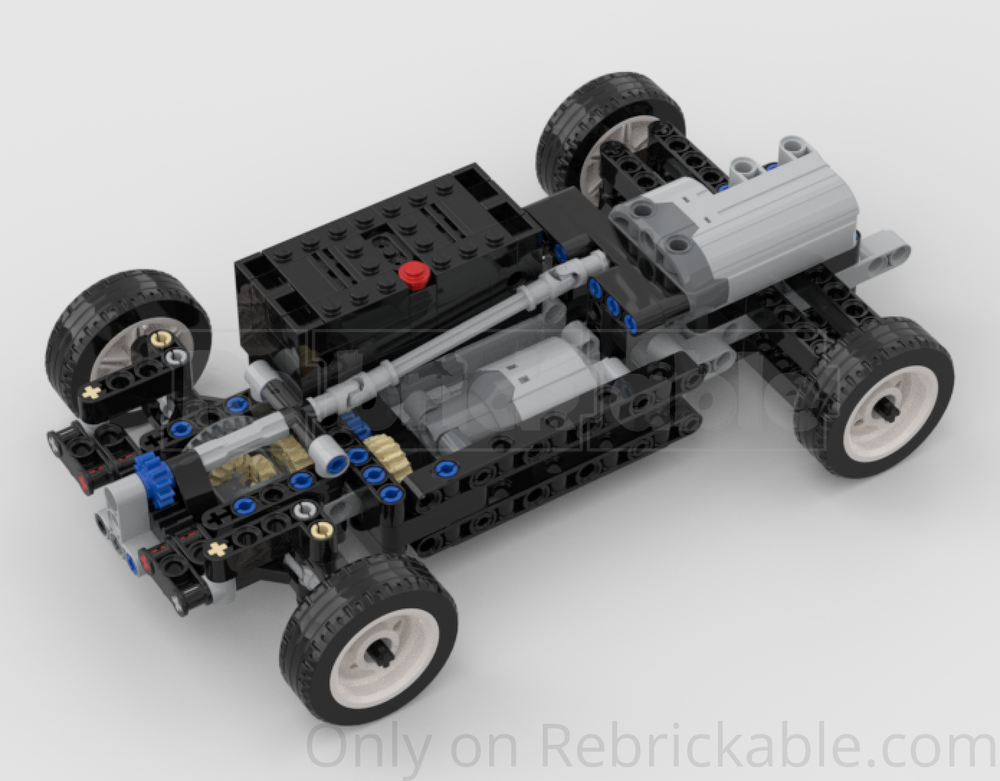 LEGO MOC-242864 Mini 4 x 4 RC Chassis (With BuWizz 3.0) by LUKEs LEGOs ...