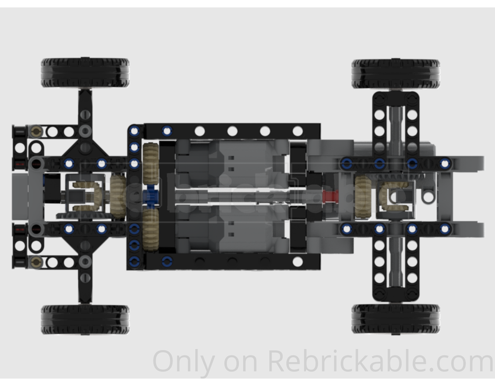 LEGO MOC-242864 Mini 4 x 4 RC Chassis (With BuWizz 3.0) by LUKEs LEGOs ...