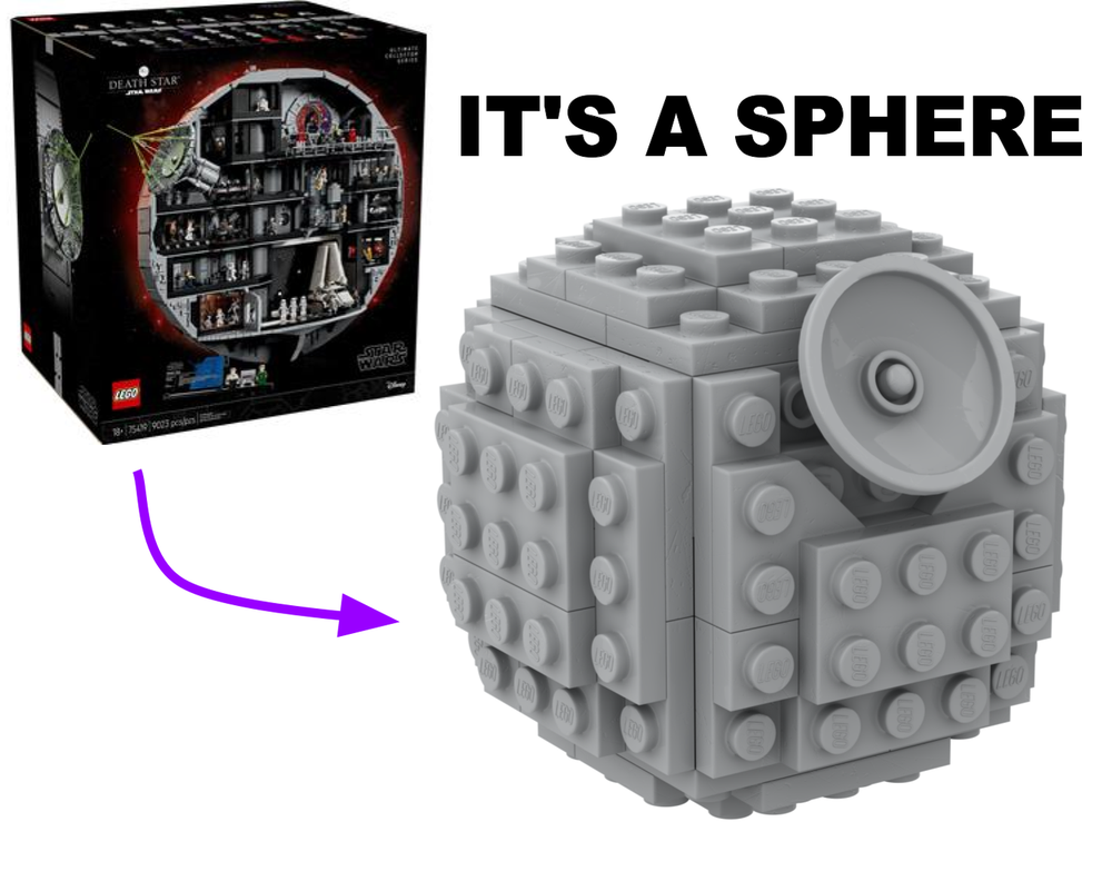 LEGO MOC-242883 Micro UCS Death Star Alternate Build by TerribleMOCs ...