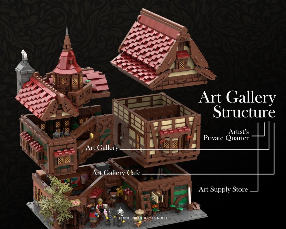 LEGO MOC MEDIEVAL MODULAR SERIES 1 - THE ARTISAN'S HAVEN by dannychrst ...