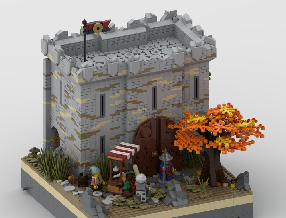 LEGO MOC-242925 Gate House by wtyqmzp | Rebrickable - Build with LEGO