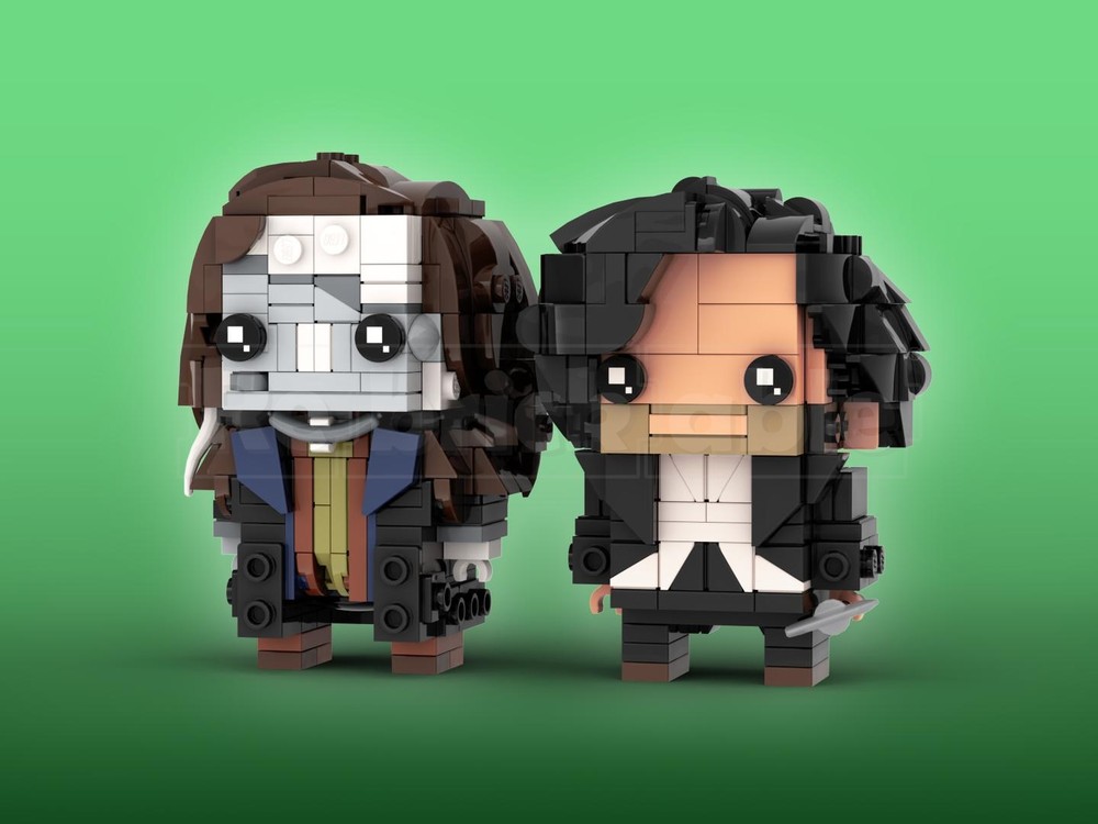 LEGO MOC Victor & The Creature Brickheadz LEGO MOC - Frankenstein by ...