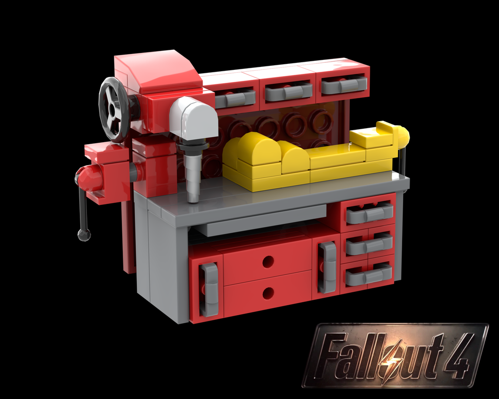 LEGO MOC Fallout 4 - Workbench MOC by Rossco311 | Rebrickable - Build ...