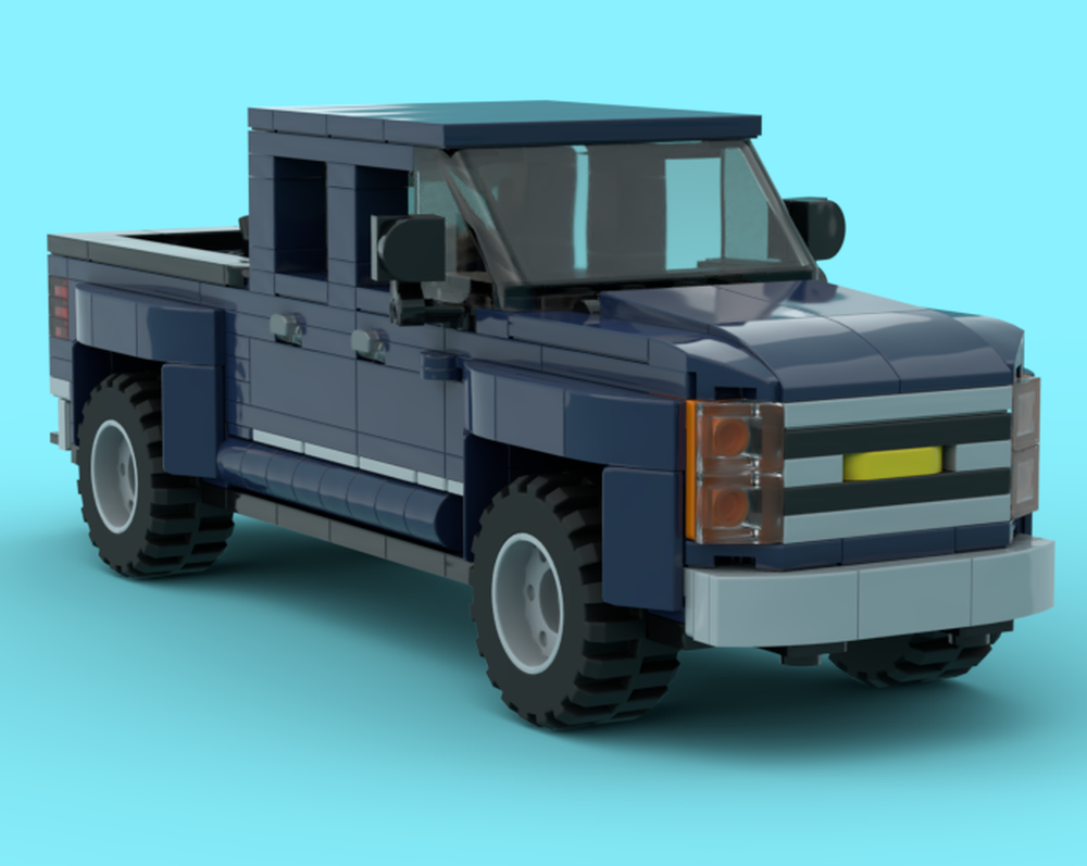 LEGO MOC Chevy Silverado Inspired by BigTrainBricks | Rebrickable ...