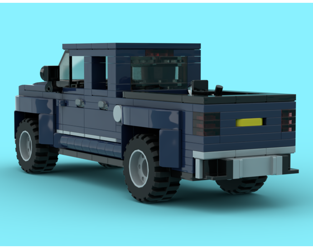 LEGO MOC Chevy Silverado Inspired by BigTrainBricks | Rebrickable ...