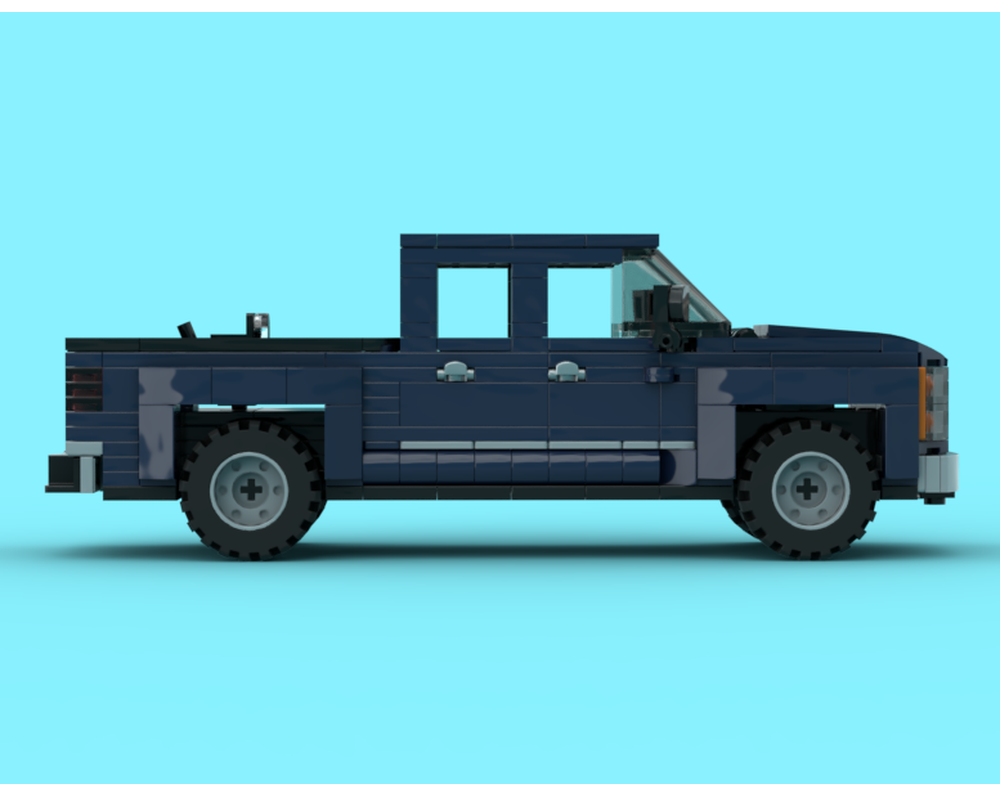 LEGO MOC Chevy Silverado Inspired by BigTrainBricks | Rebrickable ...