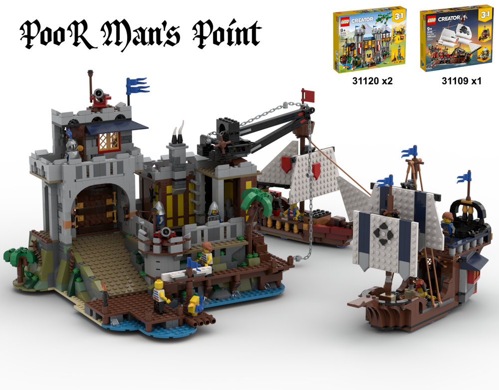 LEGO MOC-242967 Poor Man's Point by BrickABrac4576 | Rebrickable ...