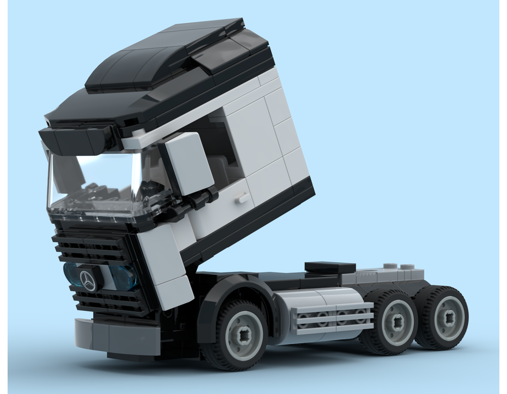 LEGO MOC Mercedes Euro Truck - no Trailer by elldaimo | Rebrickable ...