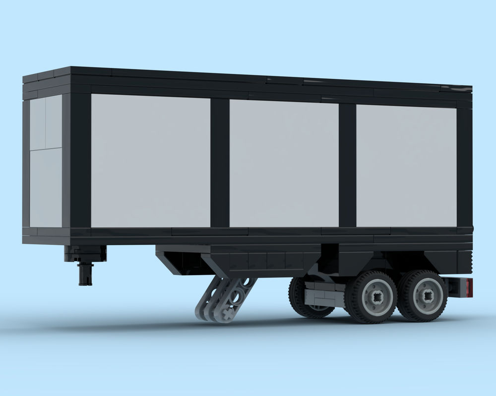 LEGO MOC Box Trailer by elldaimo | Rebrickable - Build with LEGO