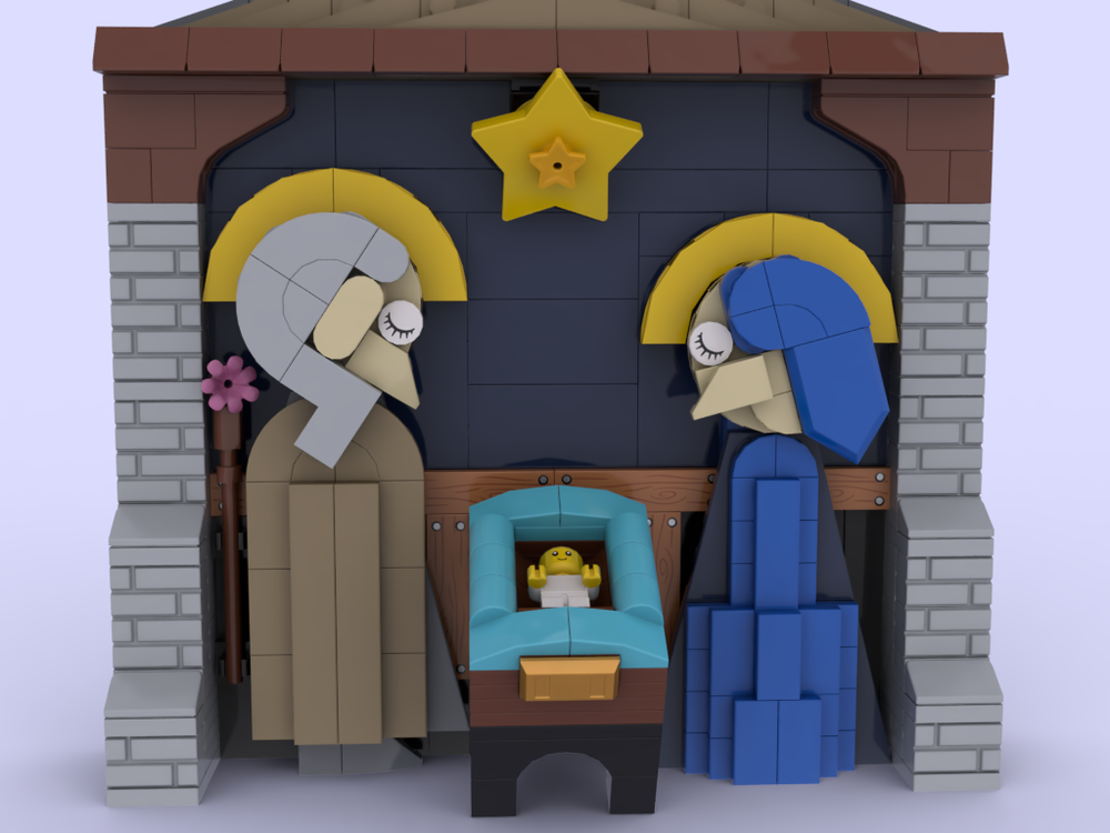 LEGO MOC Christmas Ornament - Nativity by mshenn | Rebrickable - Build ...