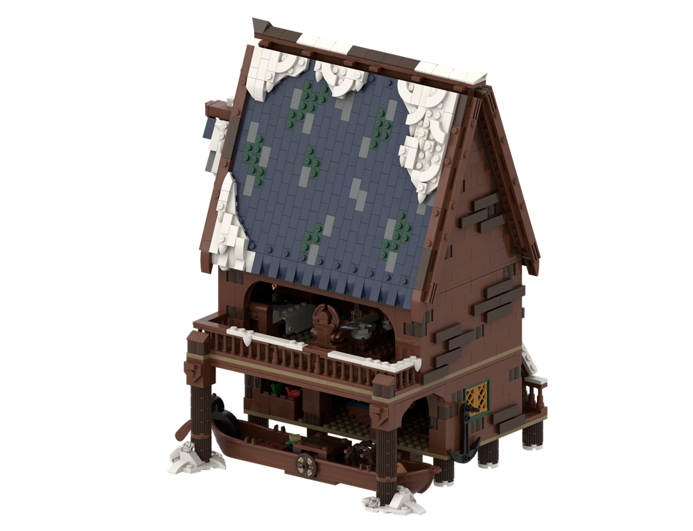LEGO MOC-243006 UCS Esgaroth - part 2/8 - Bard's House by LegoMocLoc ...
