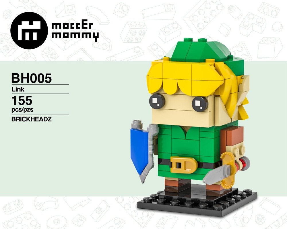 LEGO MOC-243019 Link - The Legend Of Zelda - Brickheadz by moccermommy ...