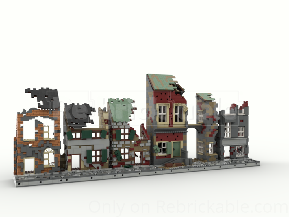 LEGO MOC-243048 ruined house modular by AlessandroMaffioli ...