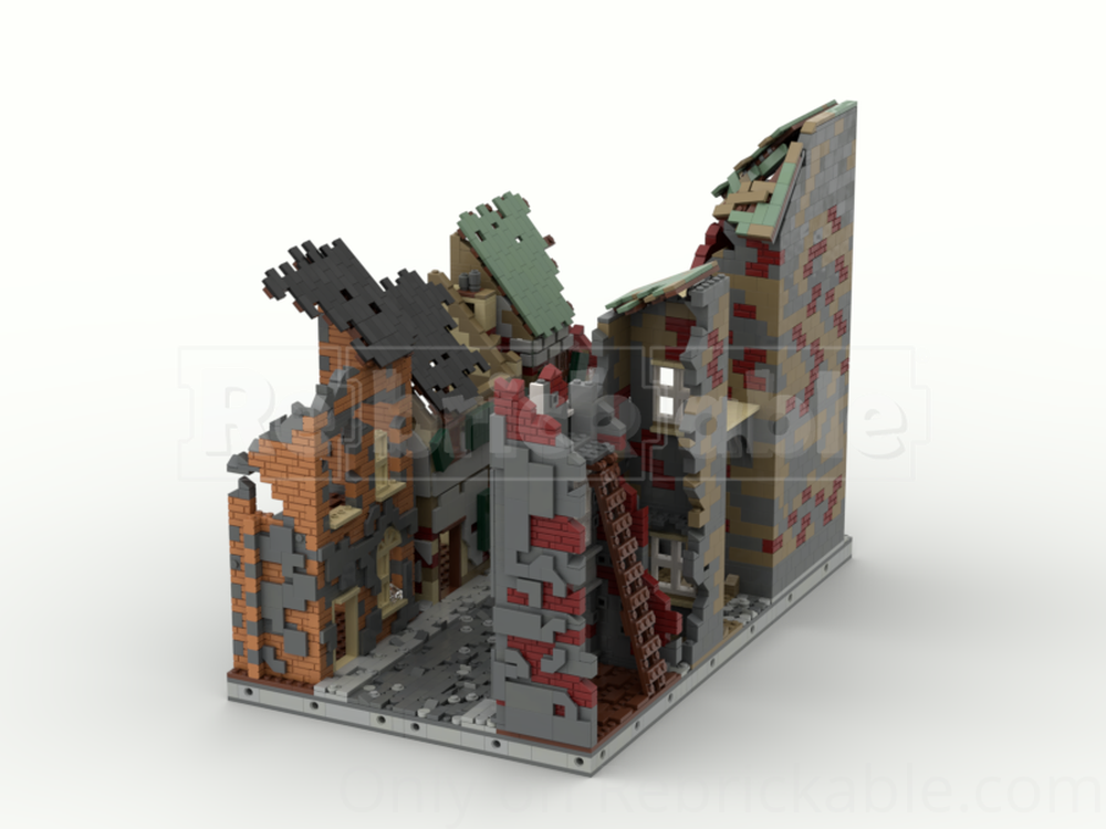 LEGO MOC-243048 ruined house modular by AlessandroMaffioli ...