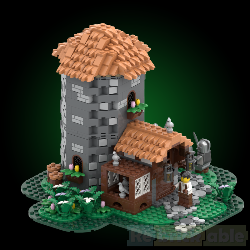 LEGO MOC Pigeon keeper's house by LucSoleBricks | Rebrickable - Build ...