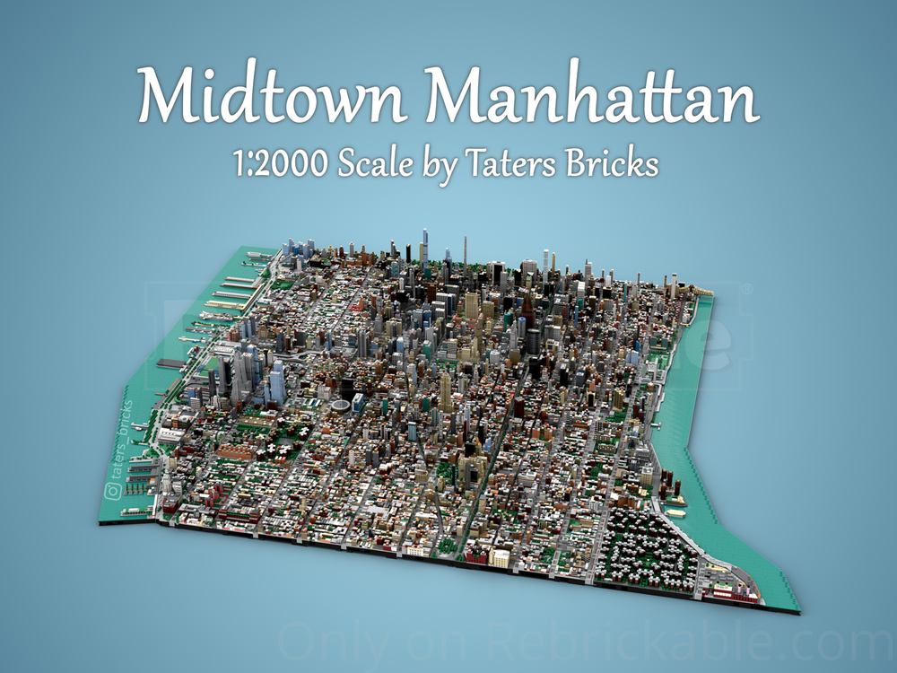 LEGO MOC-243095 Midtown Manhattan - New York City by Taters ...