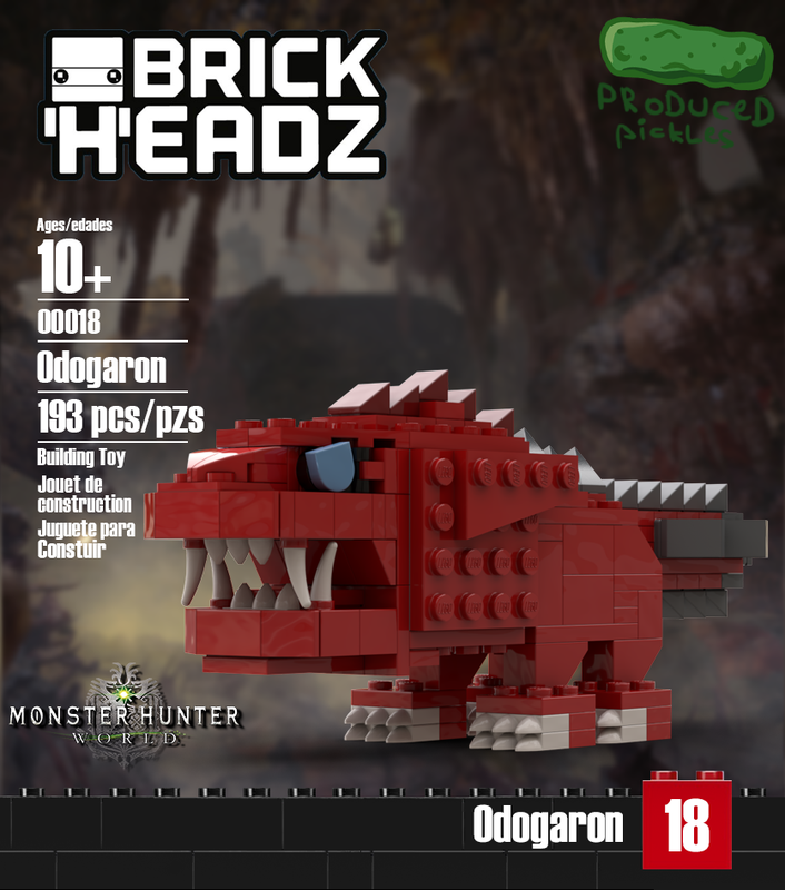 LEGO MOC Odogaron (Monster HUnter World) by ProducedPickles ...