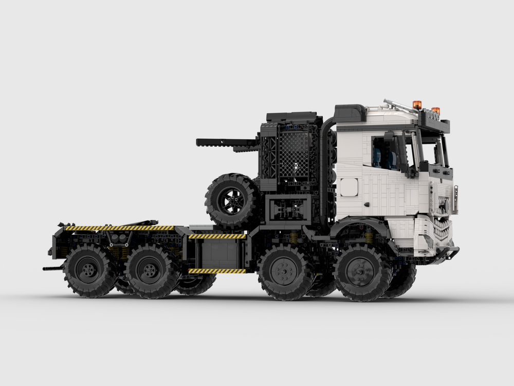 LEGO MOC-243110 Mercedes-Benz Military Truck -Arocs 8x8 4663 white by ...