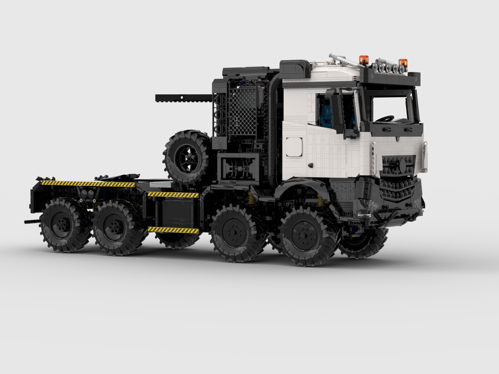 LEGO MOC-243111 Mercedes-Benz Military Truck -Arocs 8x8 4663 white ...