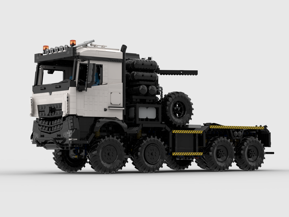 LEGO MOC Mercedes-Benz Military Truck -Arocs 8x8 4663 white&black by ...