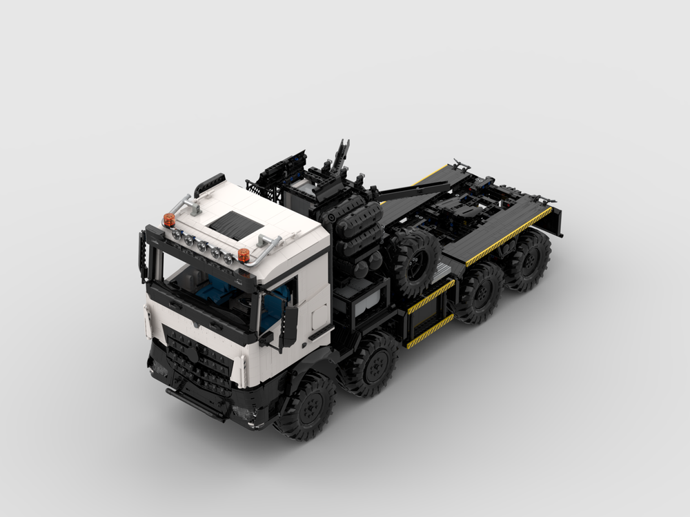 LEGO MOC Mercedes-Benz Military Truck -Arocs 8x8 4663 white&black by ...