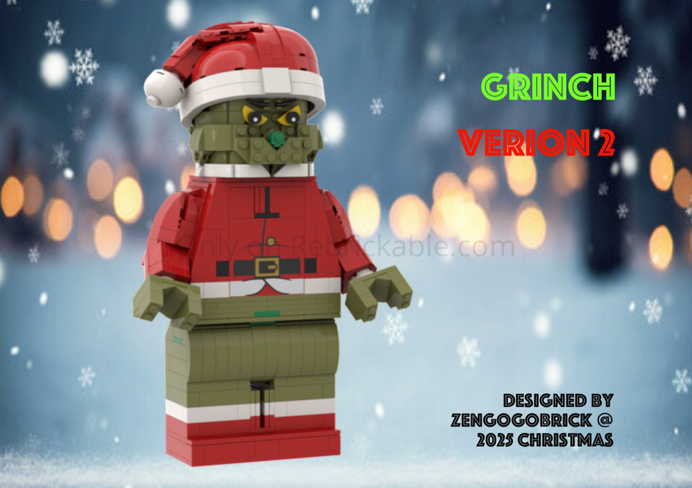 LEGO MOC-243117 Grinch (version 2) by zengogobrick | Rebrickable ...